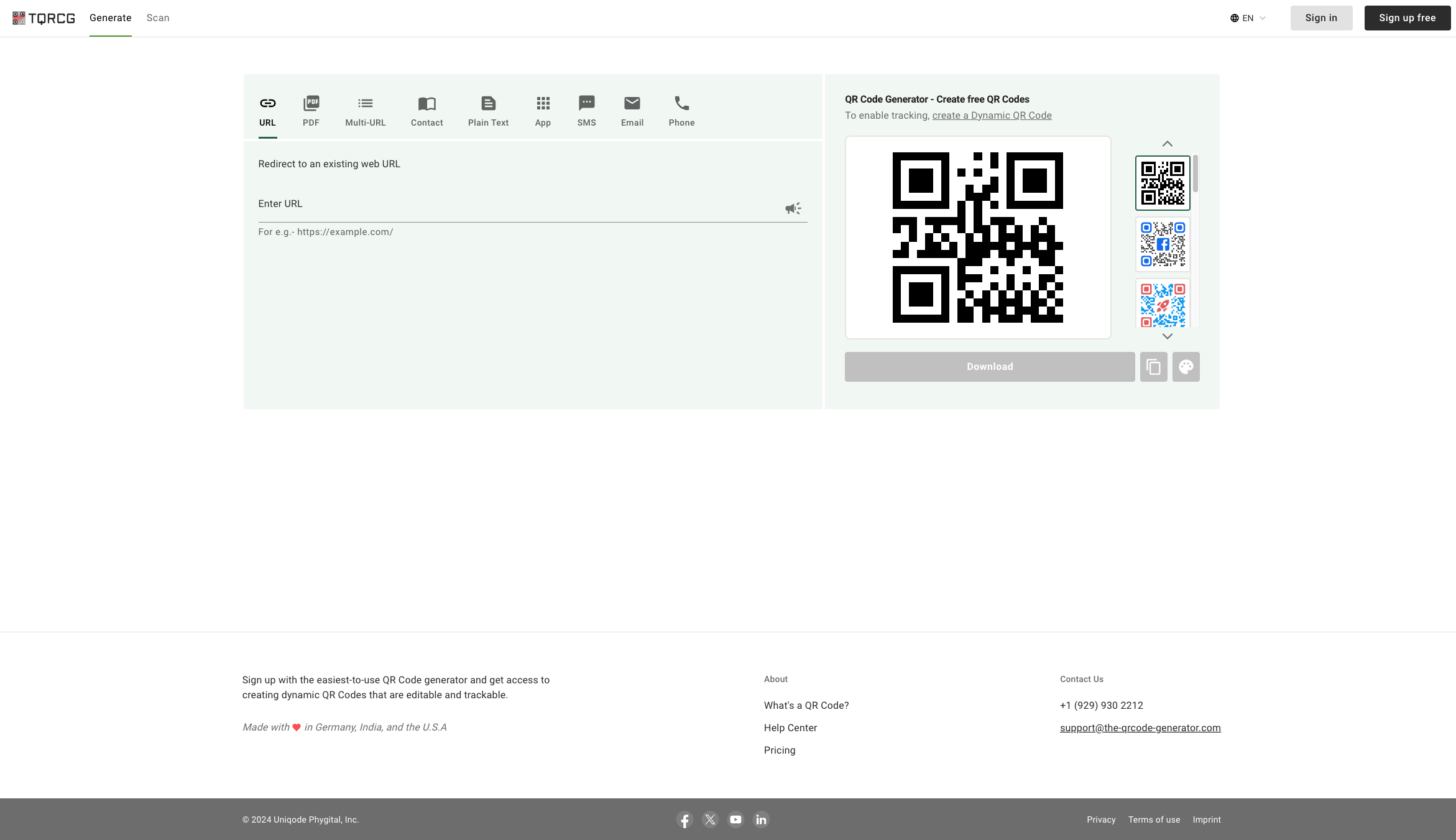 The QR Code Generator - Comparison411.com